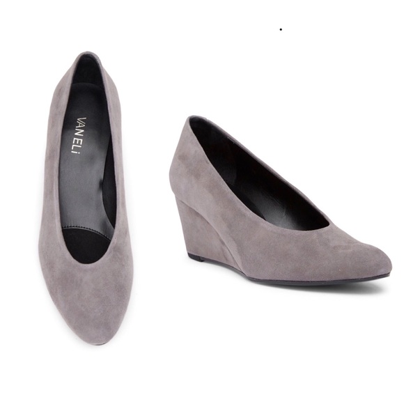 Vaneli | Shoes | Vaneli Danna Wedge Suede Pump | Poshmark
